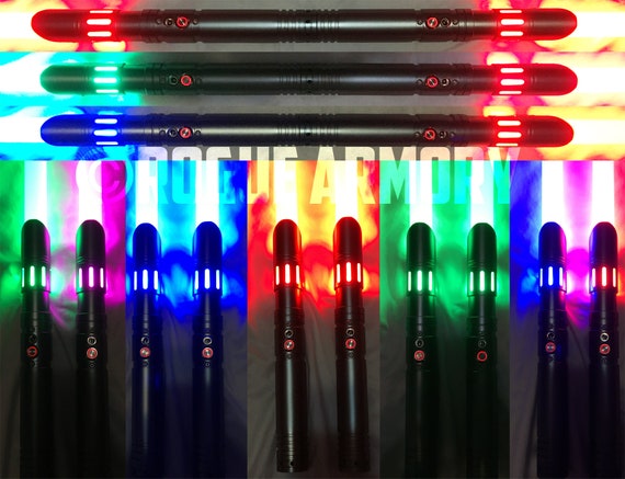 Lightslayer Custom Double Lightsaber Star Wars RGB LED - Etsy
