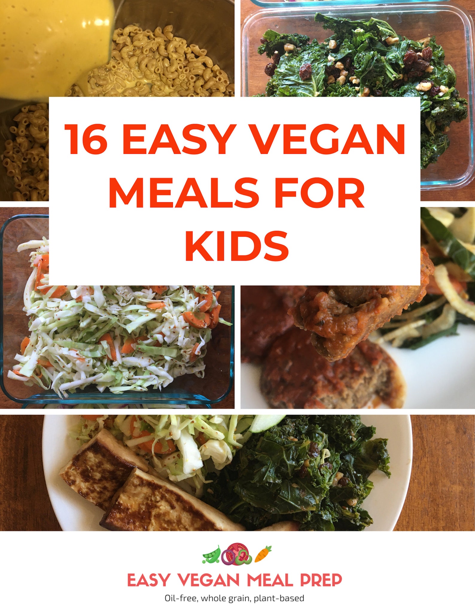 Easy Vegan Meals For Kids PDF Printable Recipes Etsy