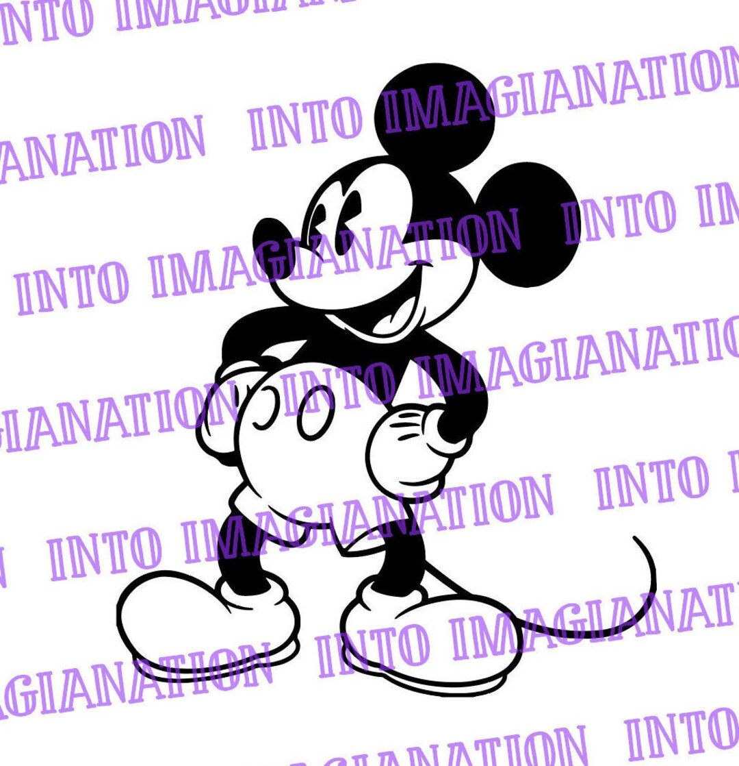 Mickey Mouse SVG PNG PDF Digital File - Etsy