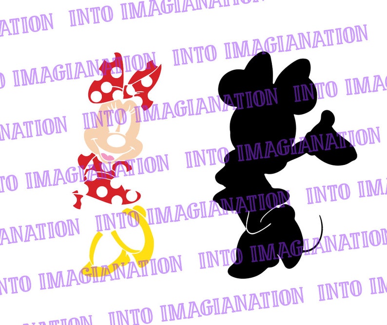 Minnie Mouse Layered File Minnie Mouse Layered Svg Png Etsy