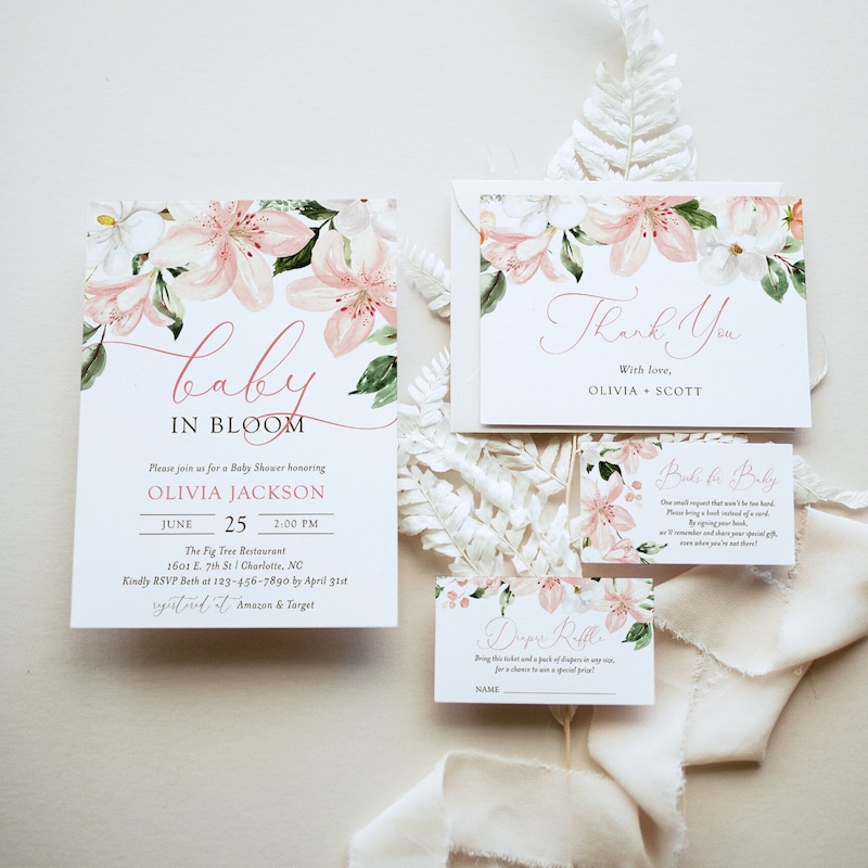 Baby in Bloom Theme Lilly - Etsy