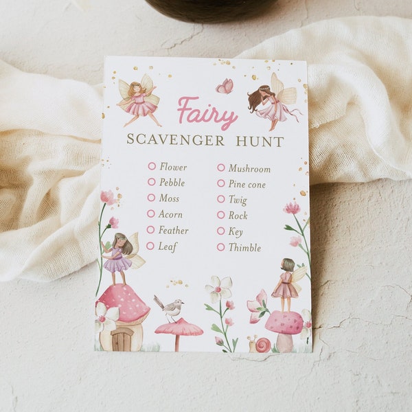 Fairy Scavenger Hunt - Etsy