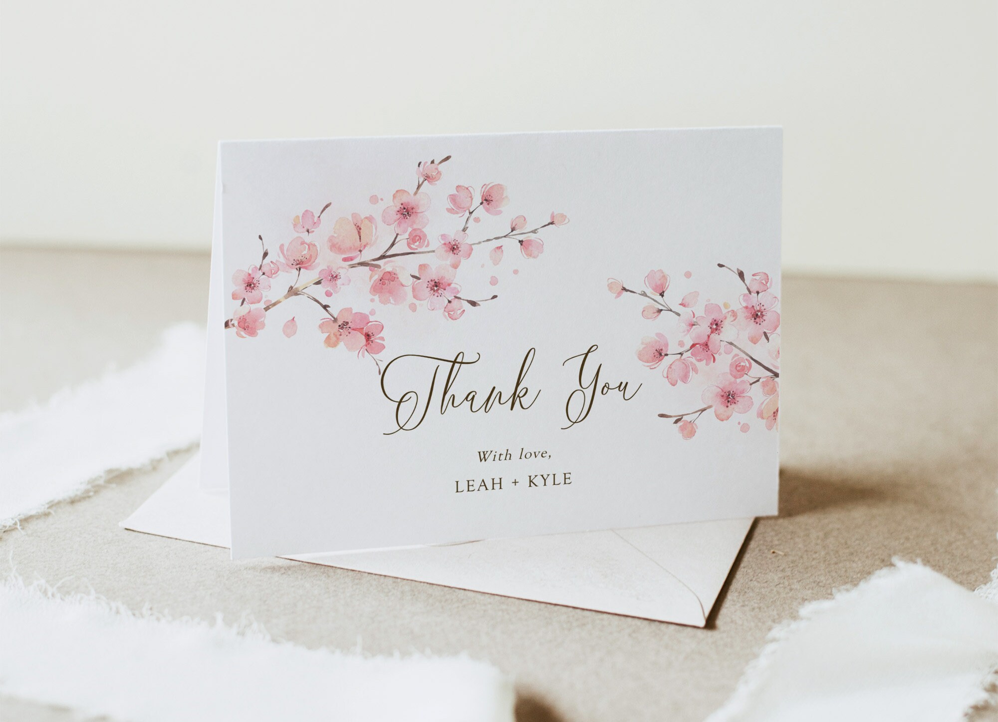 Spring Baby Shower Invitation Bundle, Editable Sakura Cherry Blossom ...
