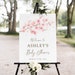 Cherry Blossom Welcome Sign Template, Editable Spring Japanese Sakura ...