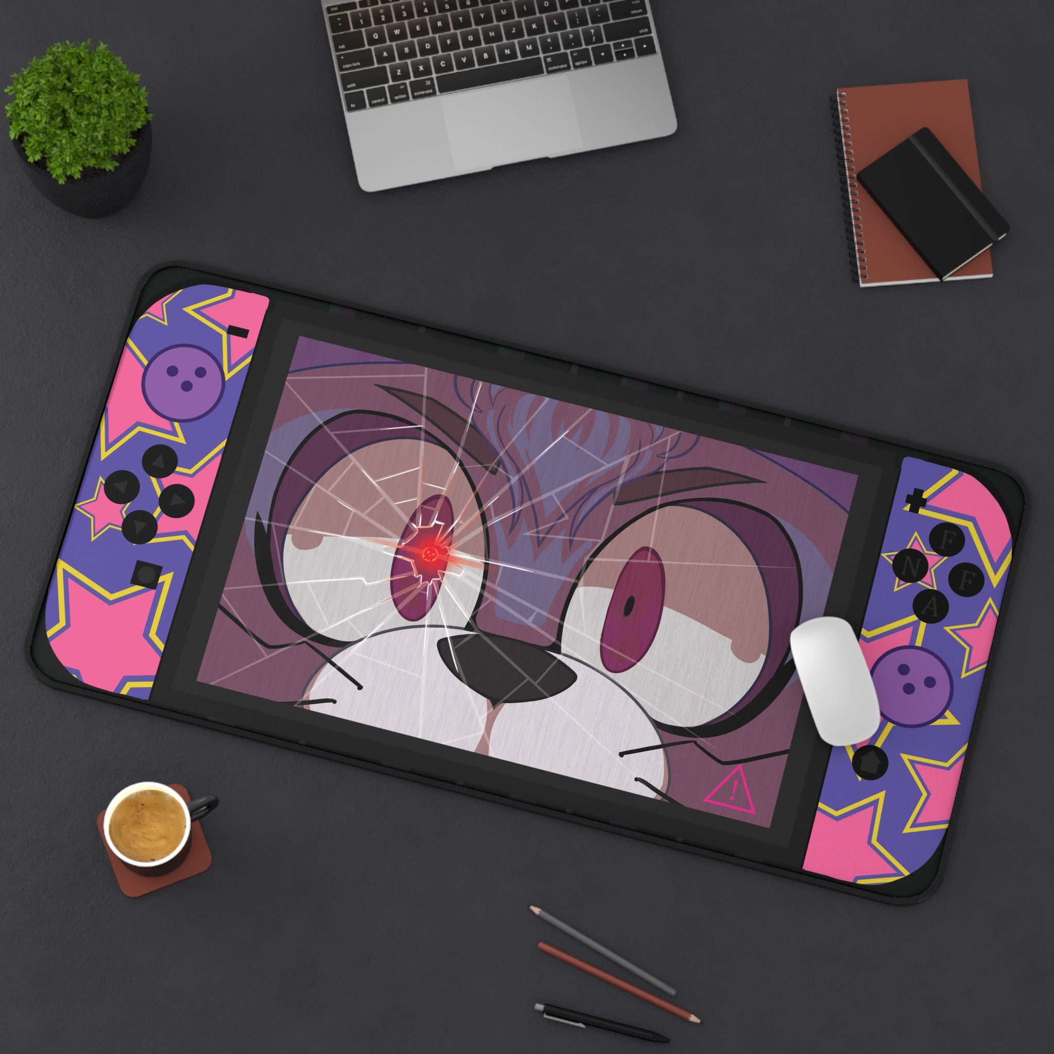 Bonnie Switch FNAF Five Nights at Freddy's Desk Mat, Horror Desk Mat ...