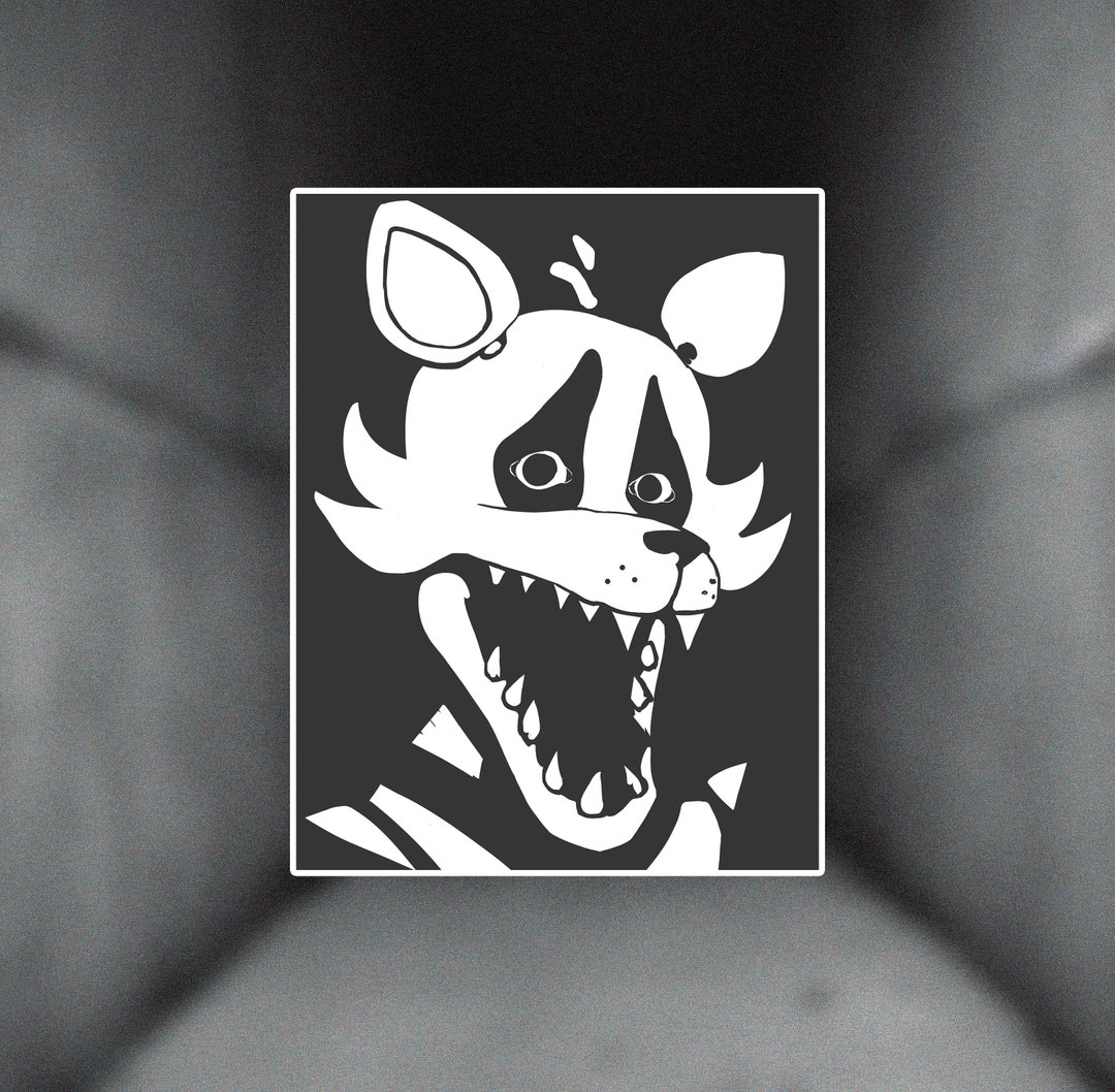 Five Nights at Freddy's: Analog Foxy Die-cut Sticker - Etsy