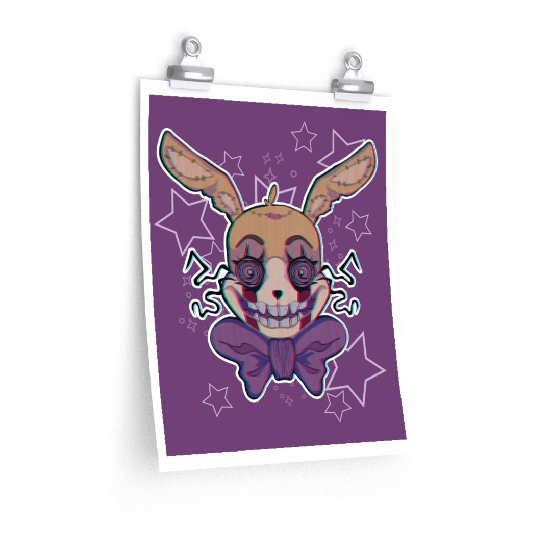 Five Nights at Freddy's: Glitchtrap Poster - Etsy