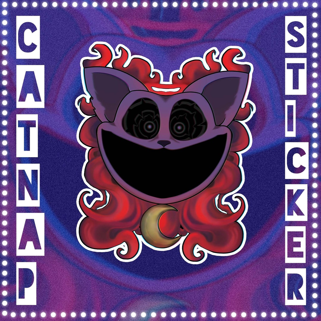 Poppy Playtime: Catnap 4 Die-cut Sticker Smiling Critters - Etsy