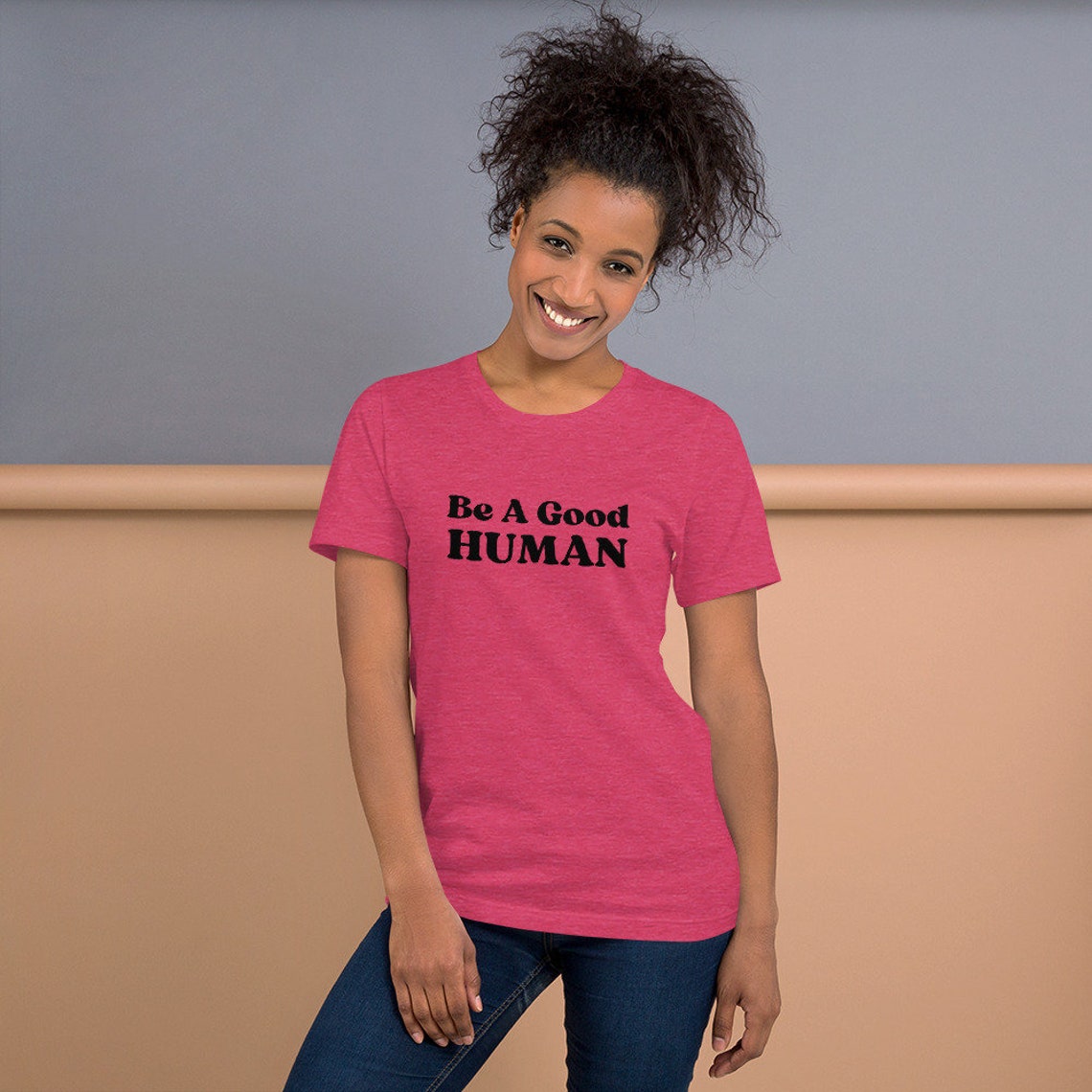Be A Good Human Unisex T-shirt - Etsy