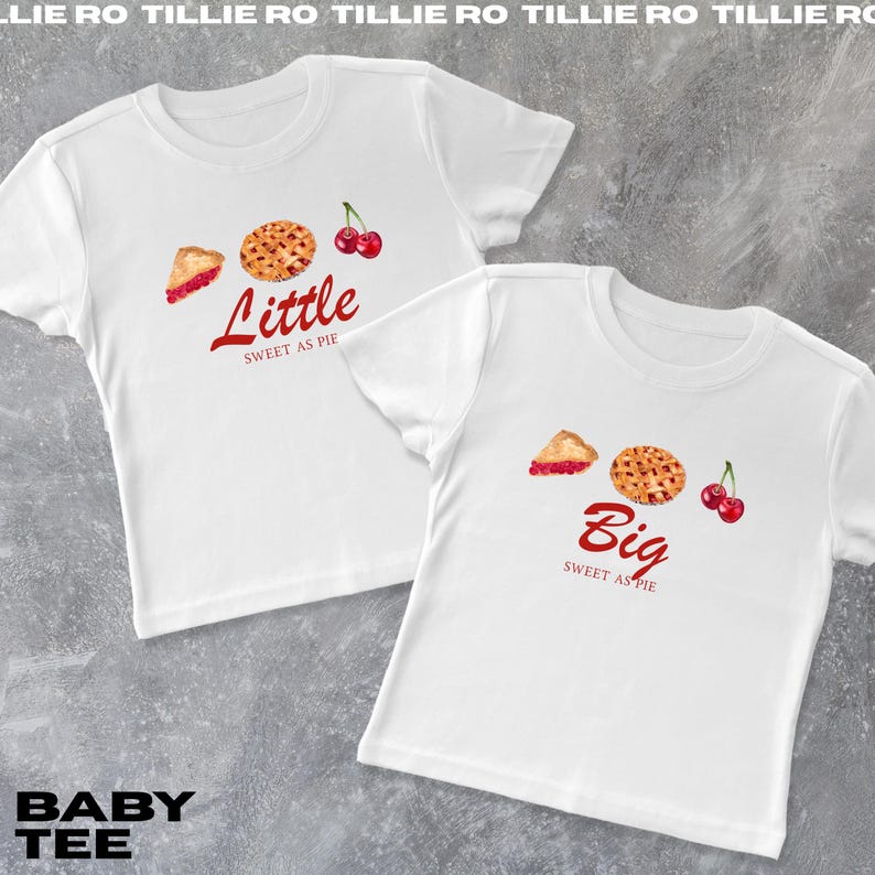 Sweet as Pie Big & Little Reveal Shirts // Cherry Pie, so Sweet Big ...