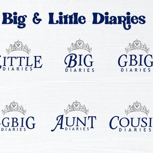 Big & Little Diaries Tees // Princess Sorority Reveal Shirts // Trendy ...