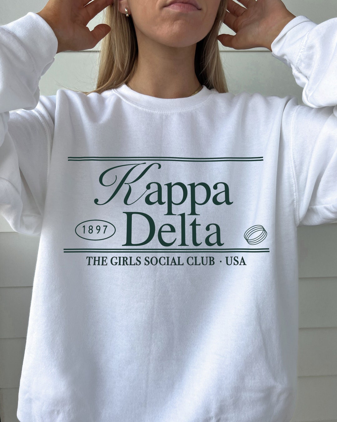 Kappa Delta Social Club Sweatshirt // Sorority Crewneck // Kay Dee, KD ...