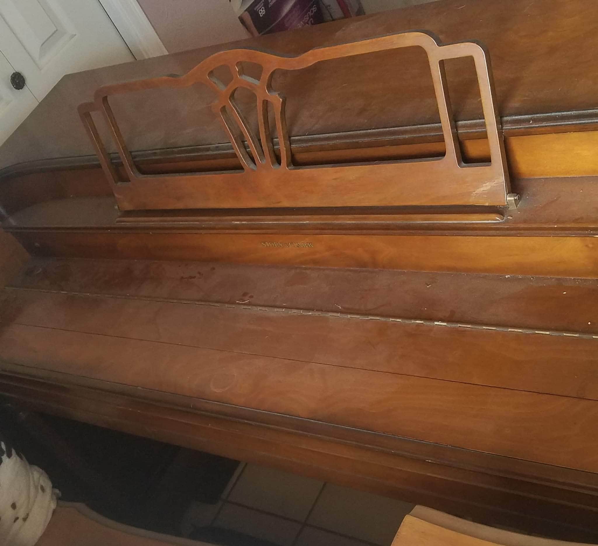 Vintage Upright Story and Clark Piano - Etsy