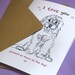 Funny Labradoodle Card, I Love You almost as Much as the Dog Humorous ...