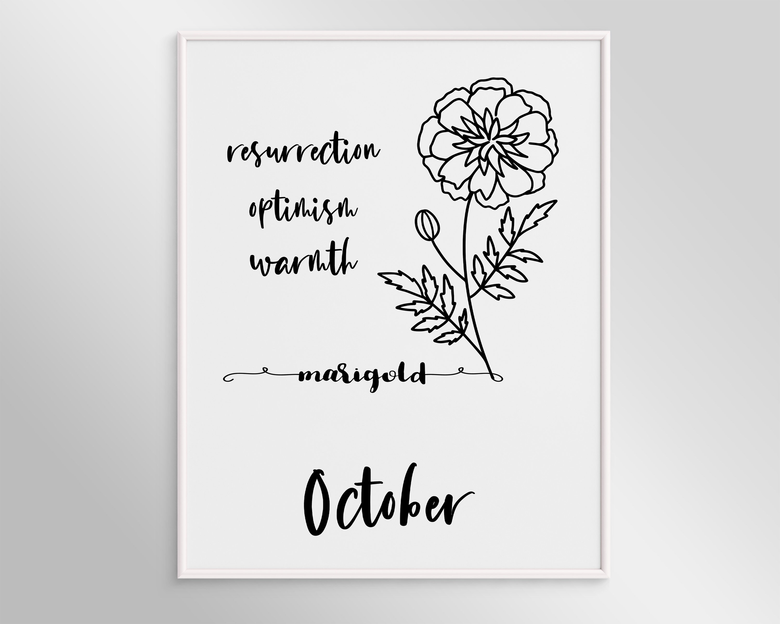 October Flower Meaning