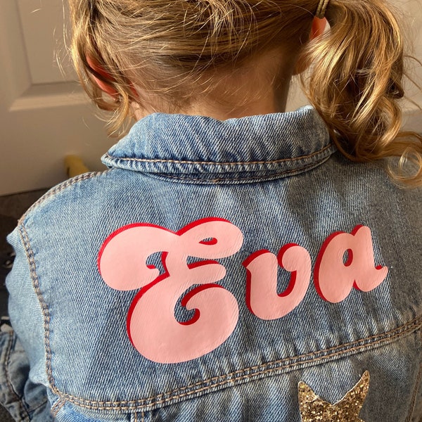 Girls Denim Jacket - Etsy