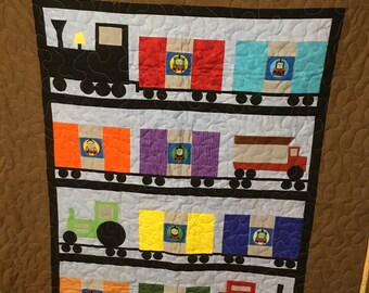 Thomas the Train Quilt Kit | Etsy