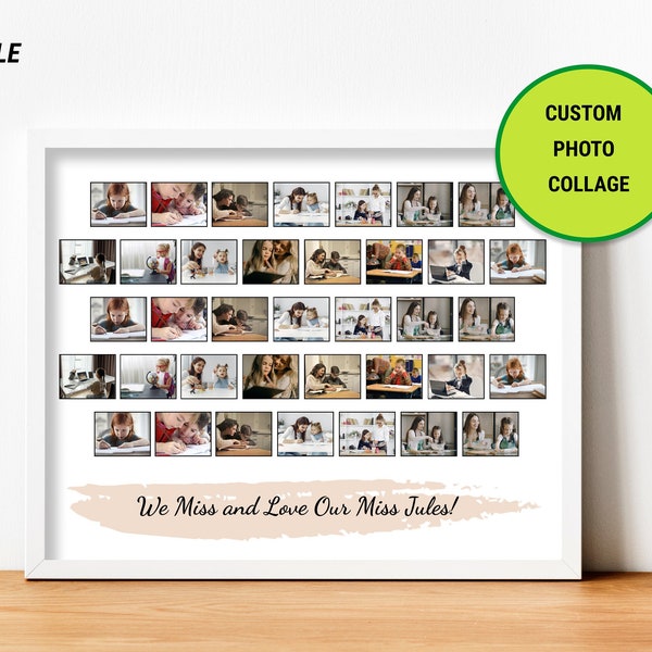 End of Year Photo Collage - Etsy