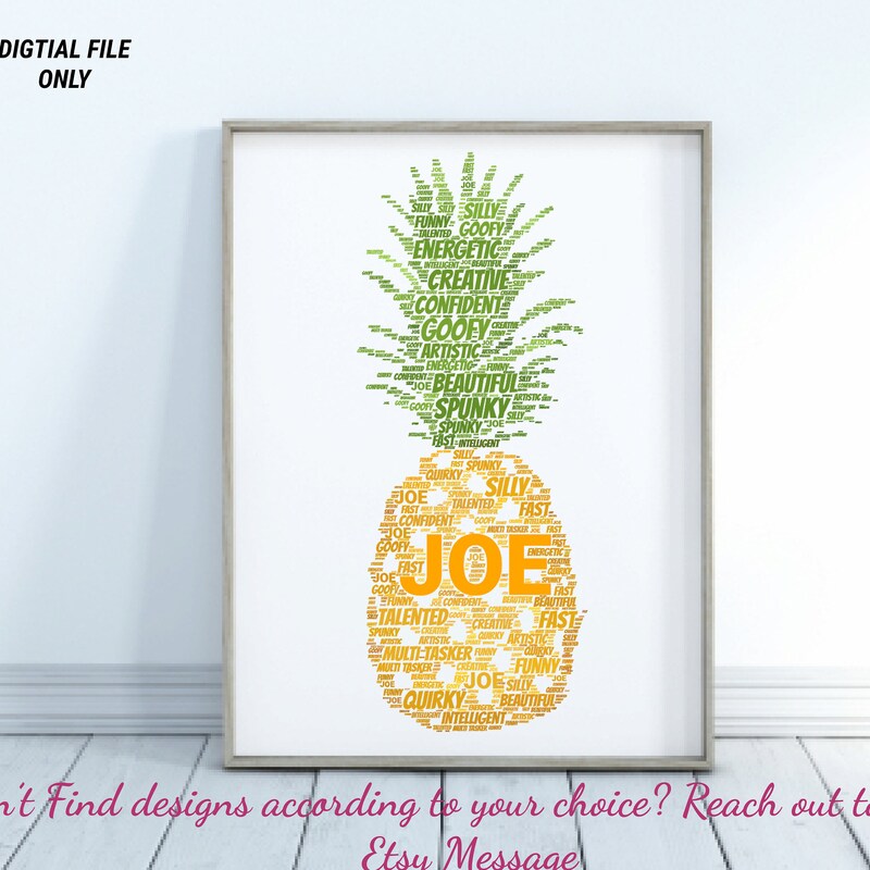 Pineapple Printable - Etsy