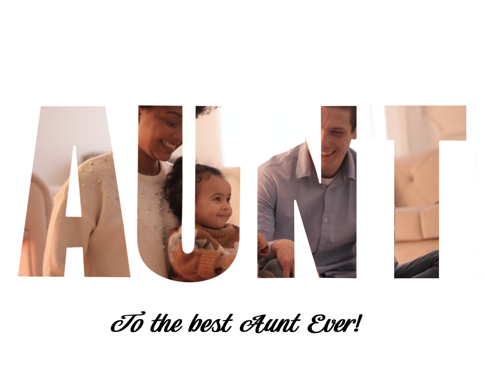 Personalized Aunt Photo Collage, Aunt Picture Collage, Auntie Gifts ...