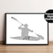 Personalized Kayak Word Art Gift Kayaking Birthday Christmas - Etsy