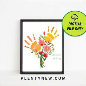 Mother's Day Handprint Art, Mommy Handprint Art, Kids Baby Toddler ...