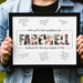 Farewell Custom Gift Collage Coworker Leaving Gift Moving - Etsy