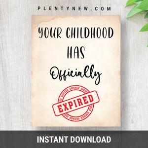 18th Birthday PRINTABLE Signs | 18th Birthday Party Decorations ...