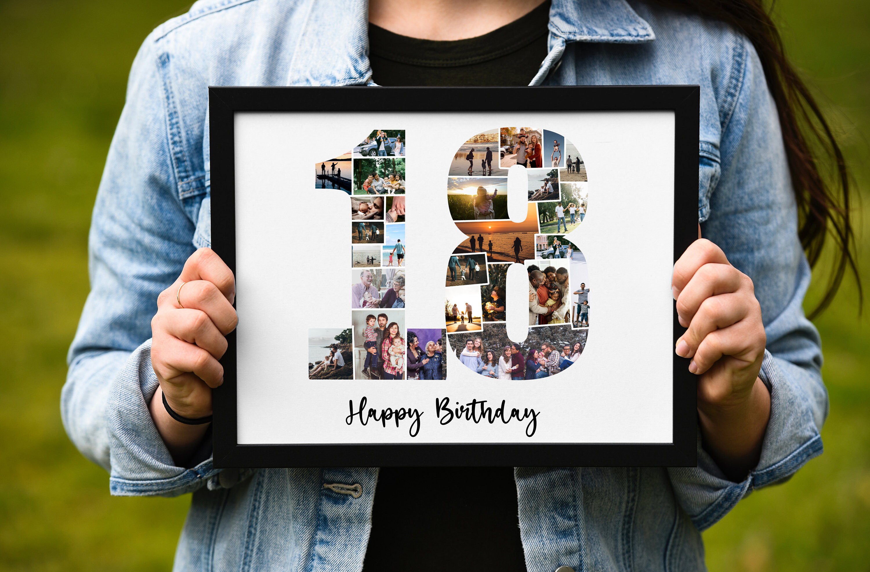 18th Birthday Photo Collage 18th Anniversary Photo Collage - Etsy