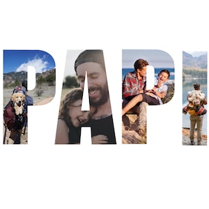 PAPI Photo Collage Personalized Photo Collage Personalised - Etsy