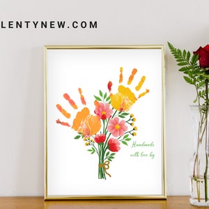 Mother's Day Handprint Art, Mommy Handprint Art, Kids Baby Toddler ...