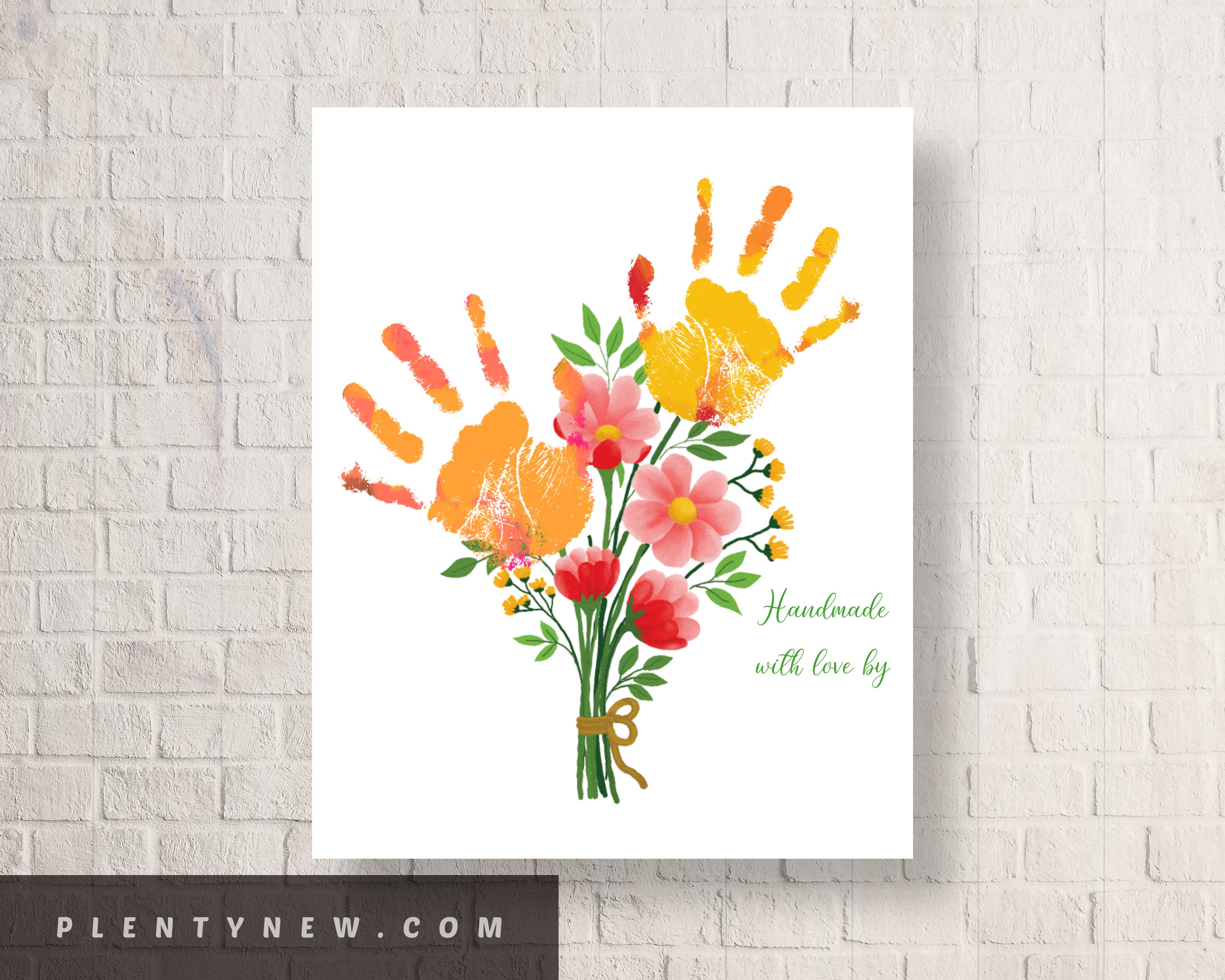 Mother's Day Handprint Art Mommy Handprint Art Kids Baby - Etsy