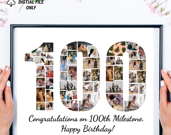 100th Birthday Gift 100 Year Old Birthday Gift Ideas 100 | Etsy