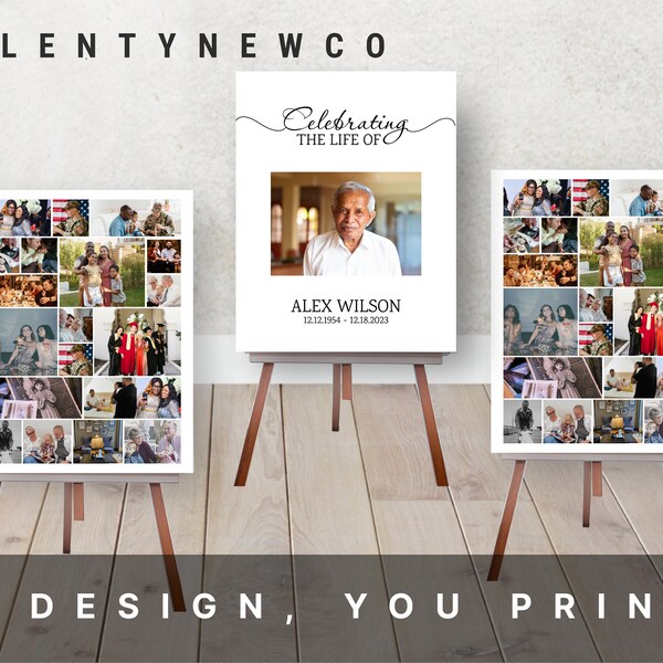 Celebration of Life Poster - Etsy