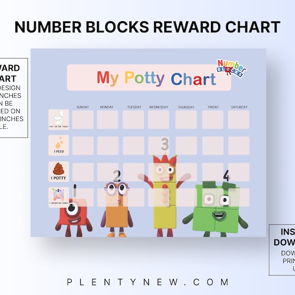 Numberblocks Toilet - Etsy Australia