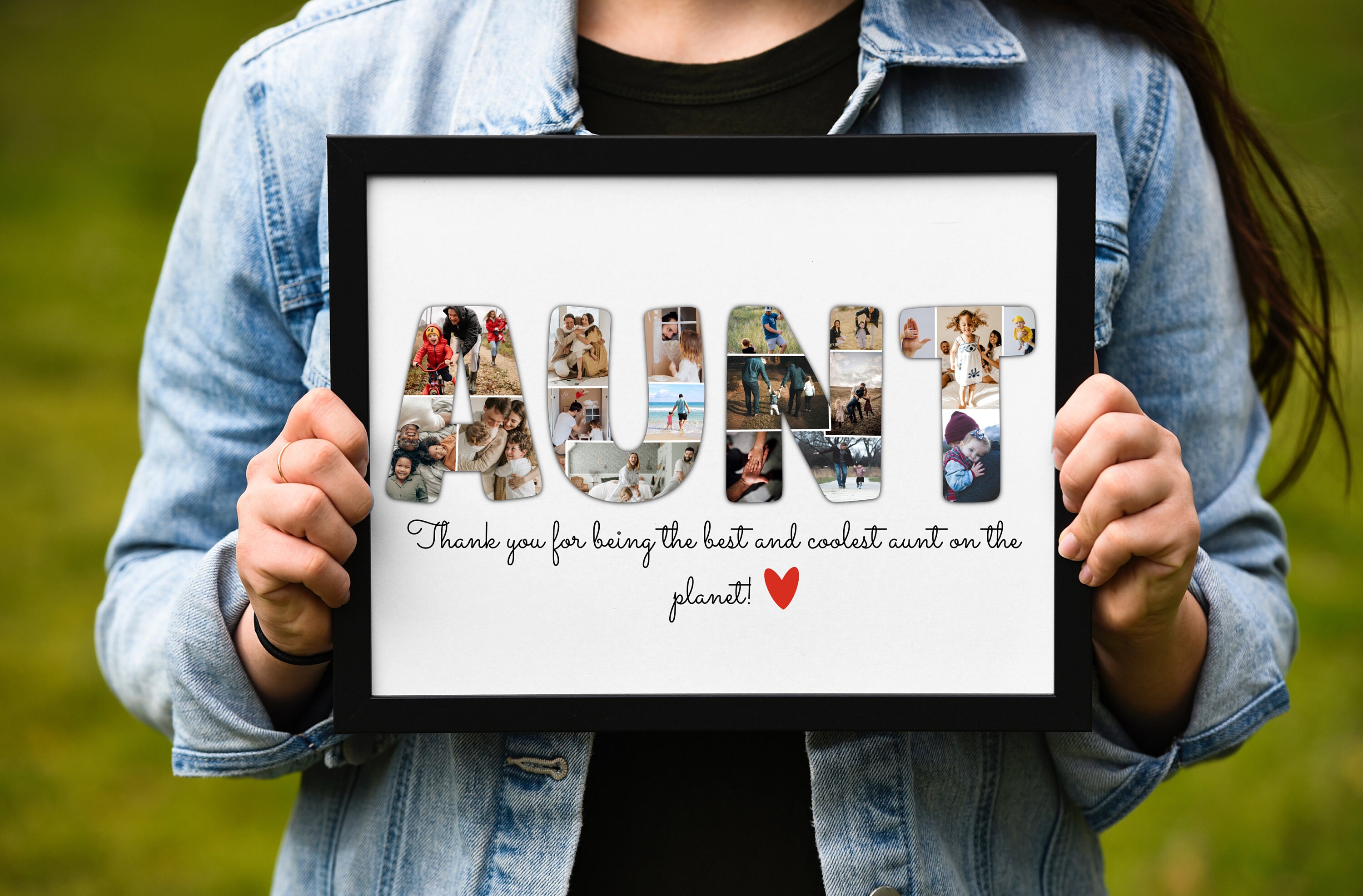Custom Aunt Photo Collage Printable Photo Gift for Aunt - Etsy Canada
