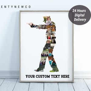 Policer Officer Gift, Personalized Cop Photo Collage, Policeman Gift ...