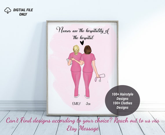 Nurse Print Best Friend Gift Vet Gift Nursing Gift Nursing - Etsy