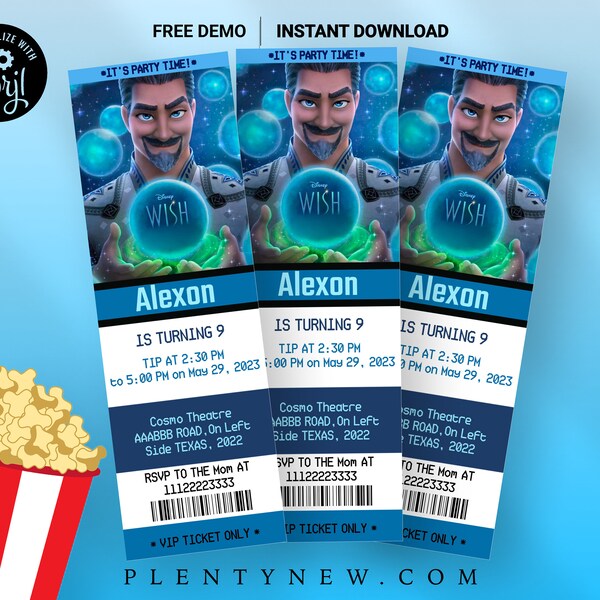 Movie Ticket - Etsy
