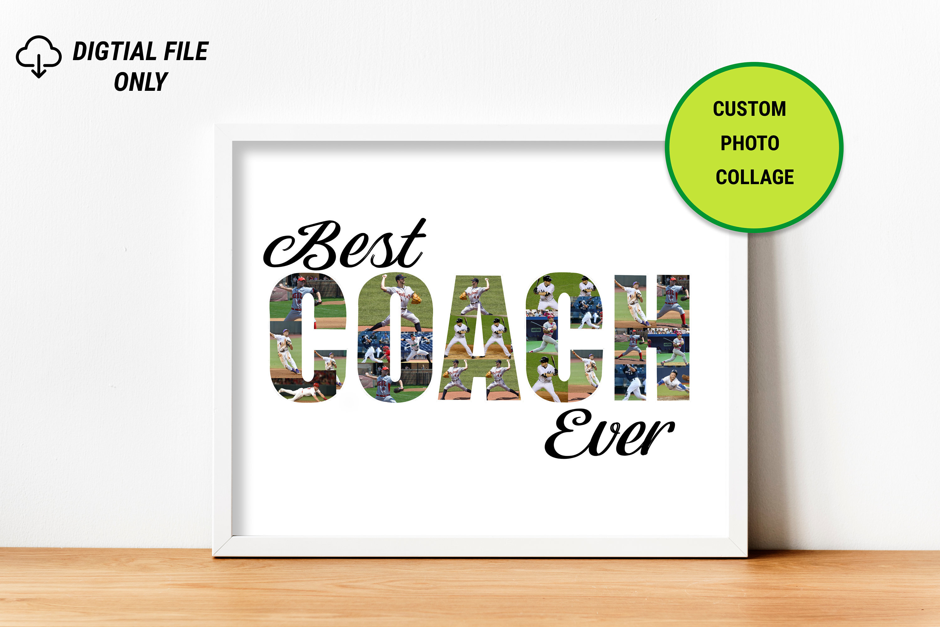 Coach Photo Collage-sport Coach Collage-gift for Coach-coach | Etsy