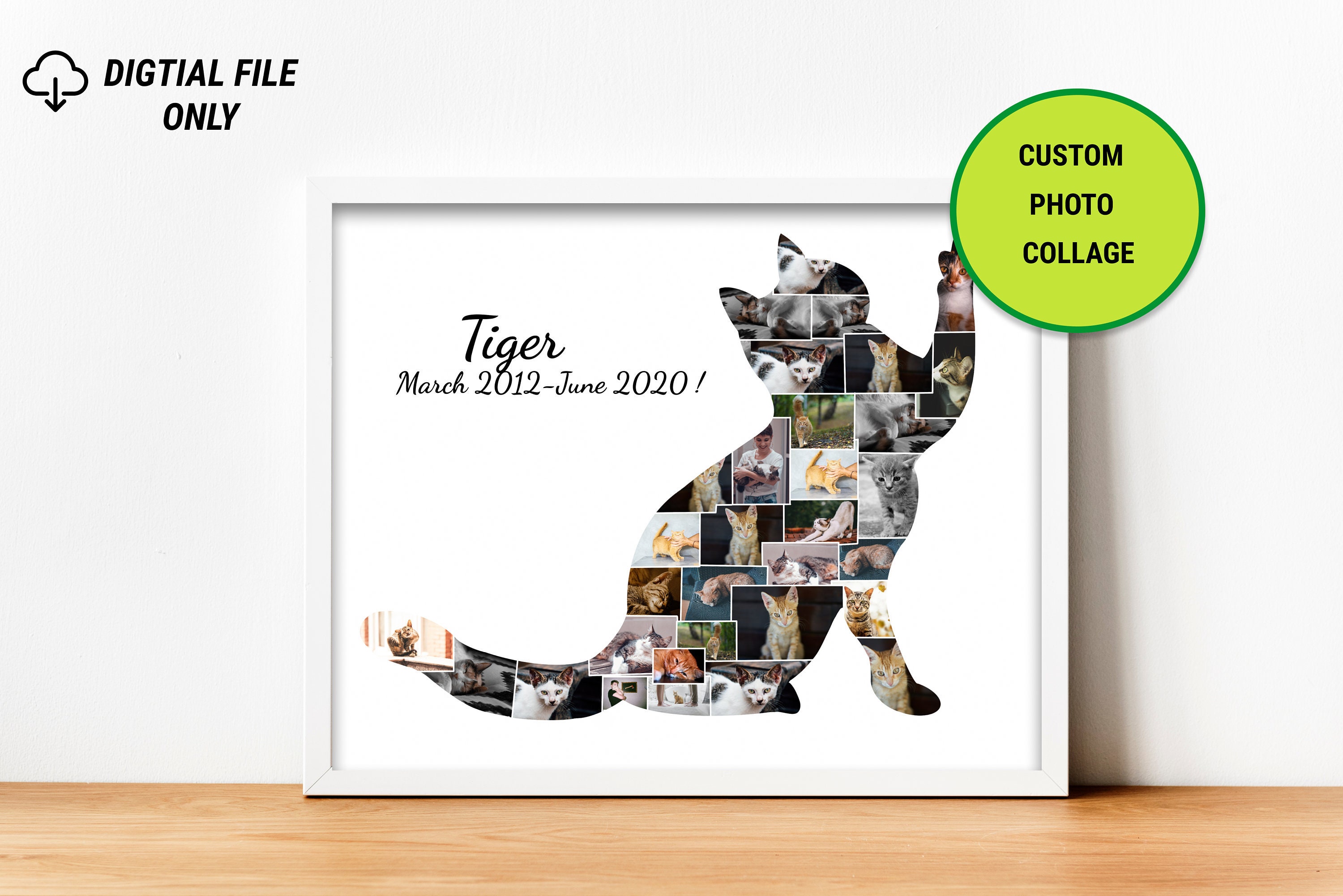 Cat Photo Collage-cat Collage-cat Memorial Collage-photo - Etsy