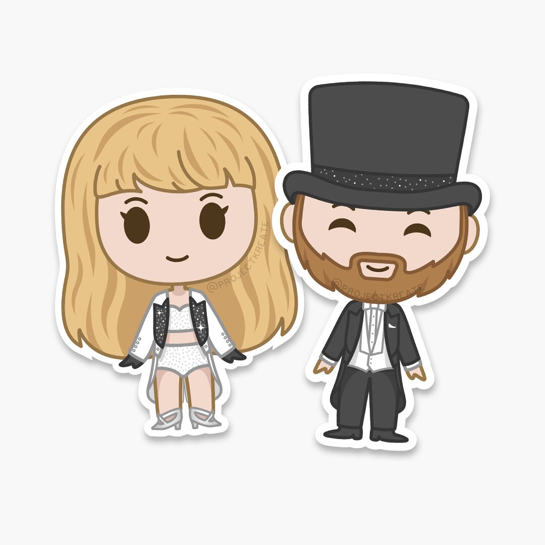 Cute Chibi Taylor and Travis Ringmaster, Couple Tour Outfit London Show ...