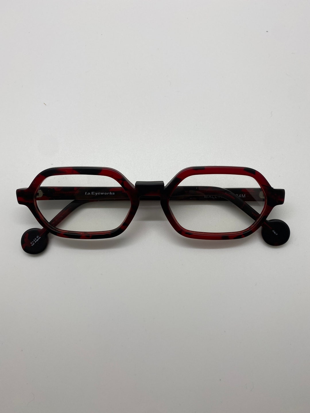 Brand New Vintage L.a. Eyeworks RX Frames #384 M Made in Italy - Etsy