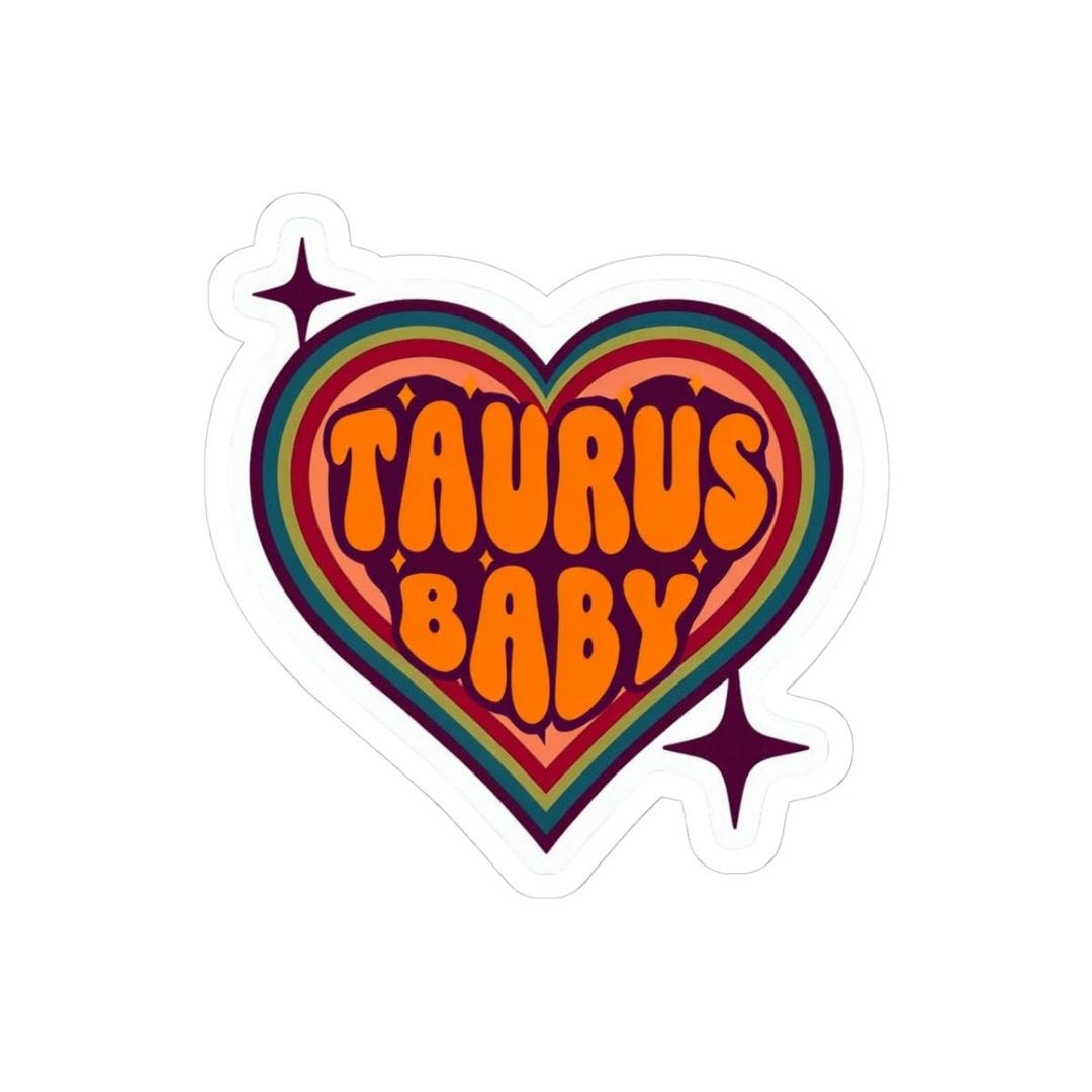 Taurus Baby Kiss-cut Stickers, Zodiac Decor, Astrology Gifts, Cute ...