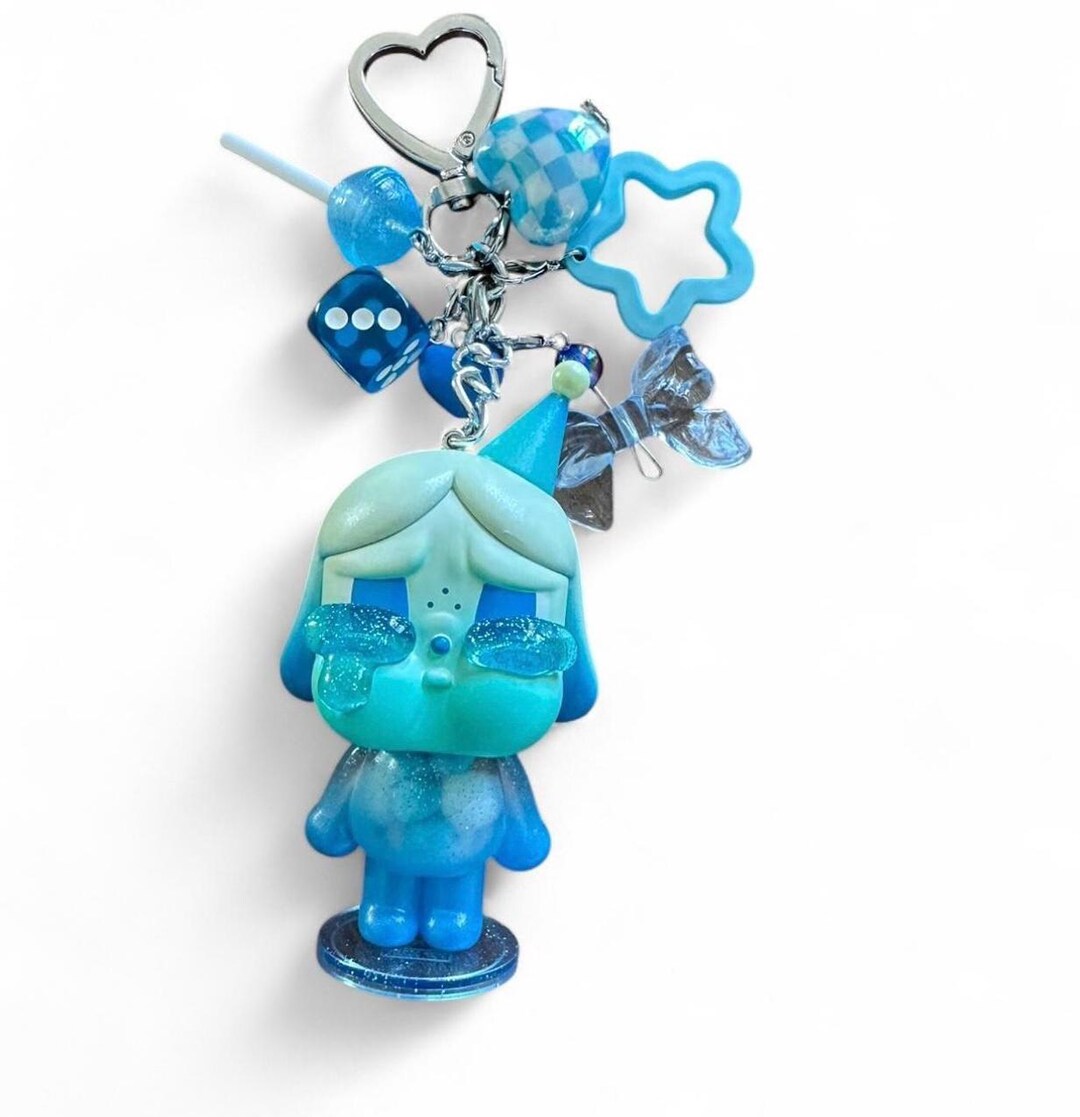 Authentic Popmart Handmade Cry Baby Crying Again Bag Charm - Star Boy ...