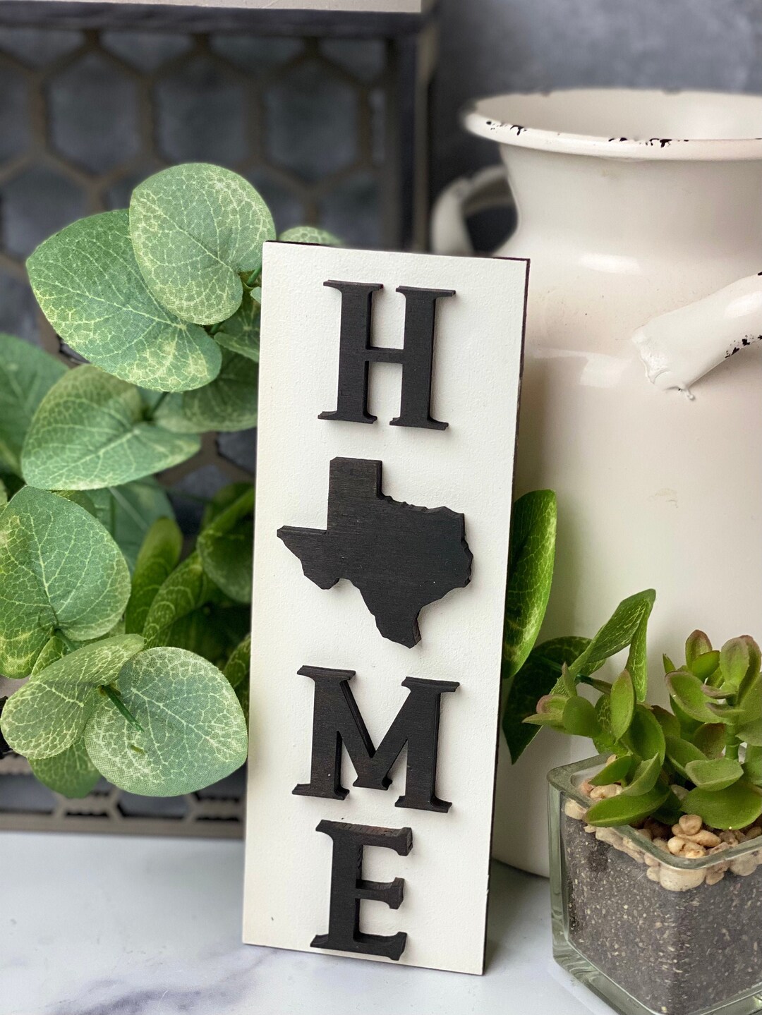 Mini Texas Home Sign Texas Tiered Tray Decor - Etsy