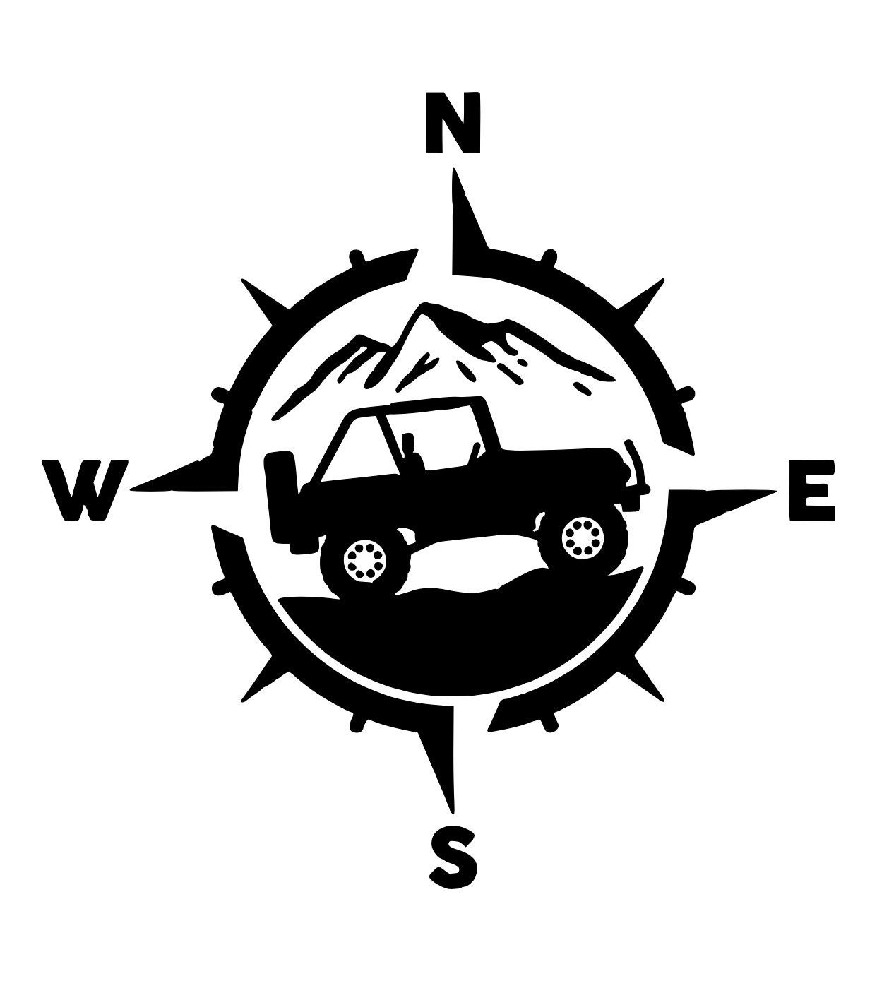 Jeep Compass Decal Etsy