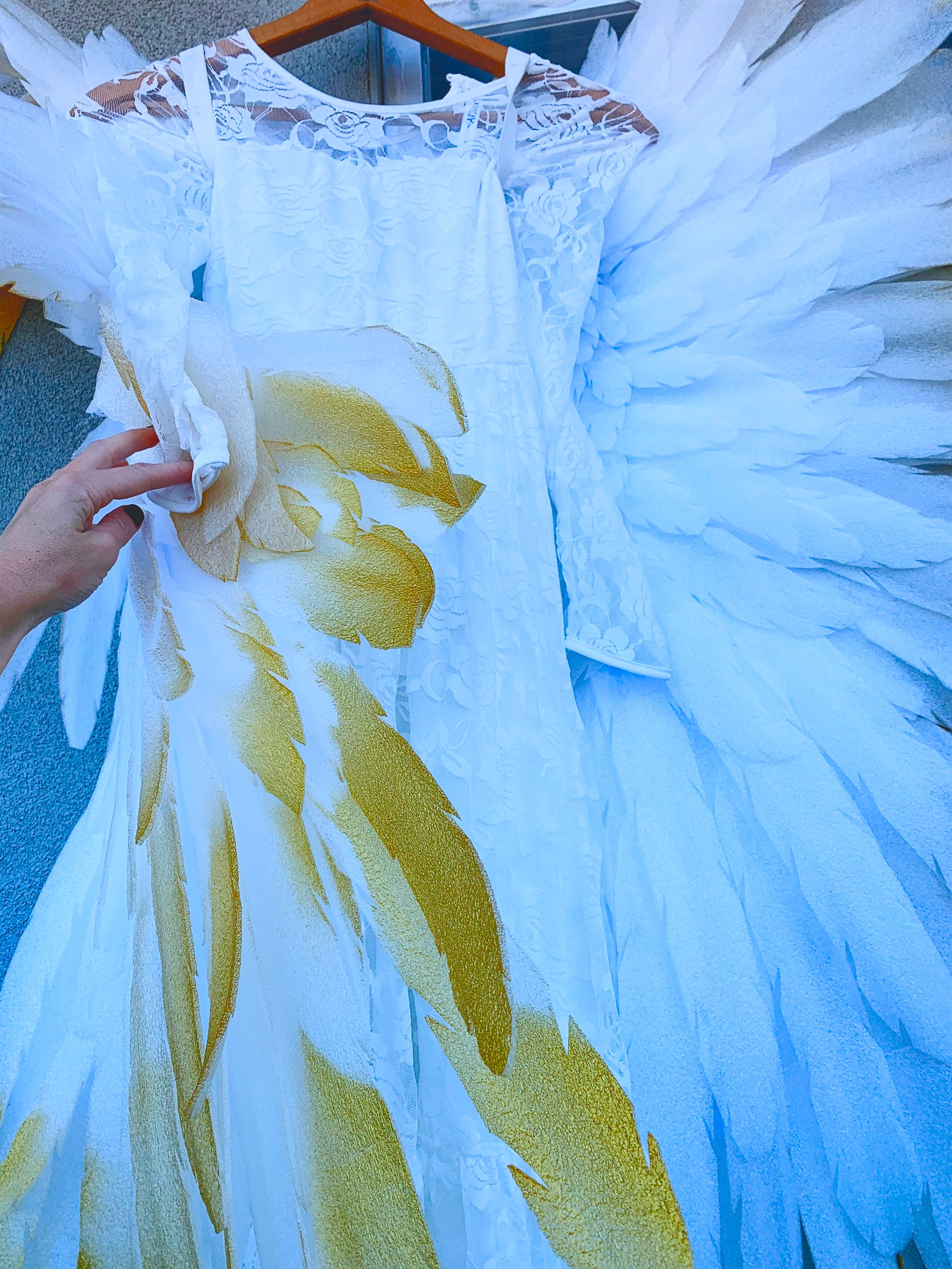 Golden Amazing Wings for Adults - Etsy