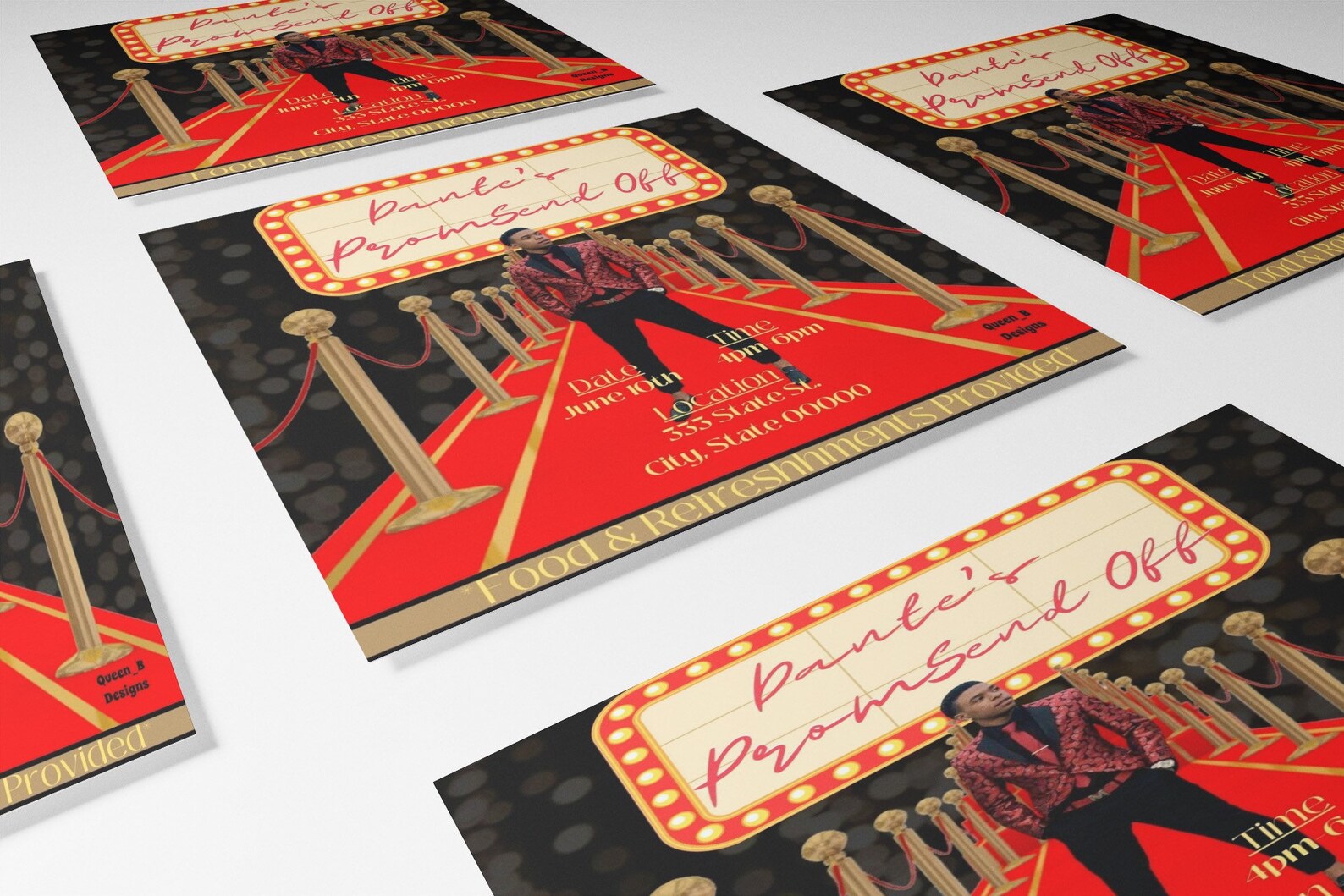 Prom Send off Flyer Prom Invitation Flyer Prom Party | Etsy