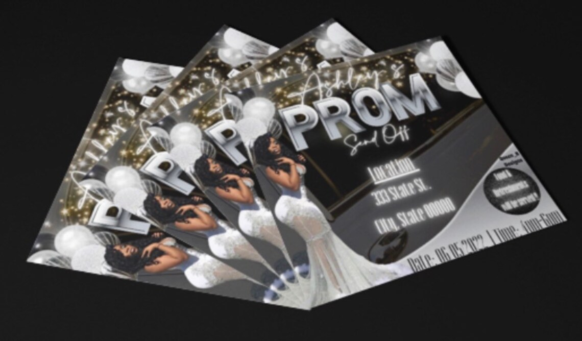 Prom Send off Flyer Prom Invitation Flyer Prom Party - Etsy